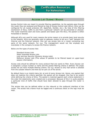 Subnetting scenarios | PDF