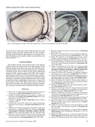 Suboccipital bur holes and craniectomies | PDF