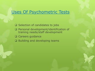An Overview of Psychometric Testing | PPTX