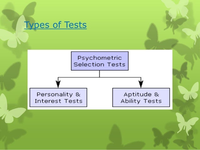 An Overview of Psychometric Testing