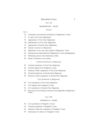 Subordinate courts act 1948 92 | PDF