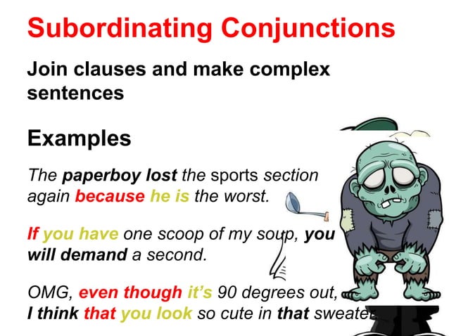 subordinating-conjunctions.pptx | Free Download