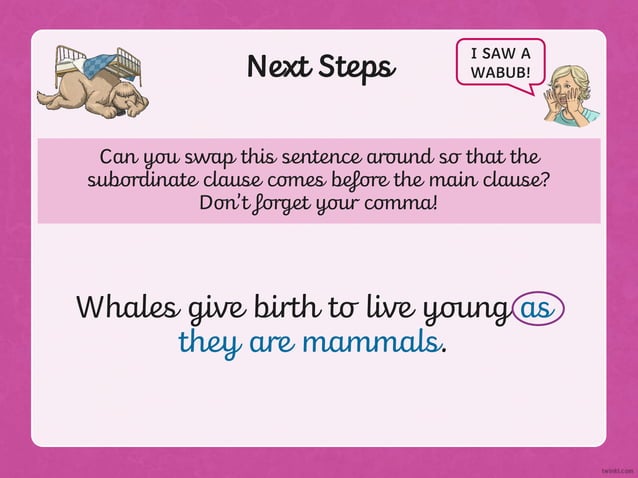 Subordinating Conjunctions Powerpoint Pdf