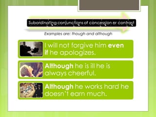 Subordinating conjunction | PPT
