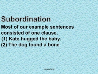 Subordination - Syntax LANE 334 | PPT