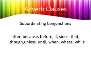 Subordination | PPT