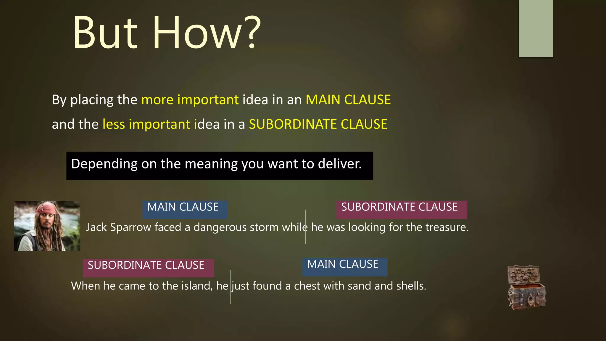 Subordination | PPTX