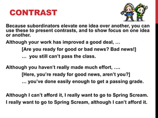 Subordinators and transitions | PPTX