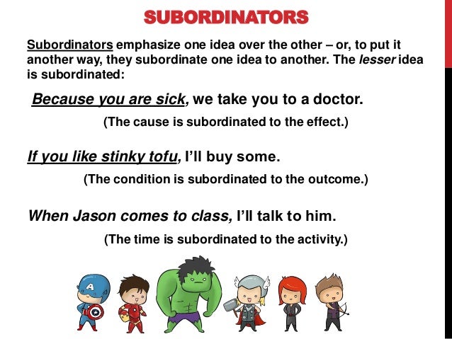 Subordinators and transitions