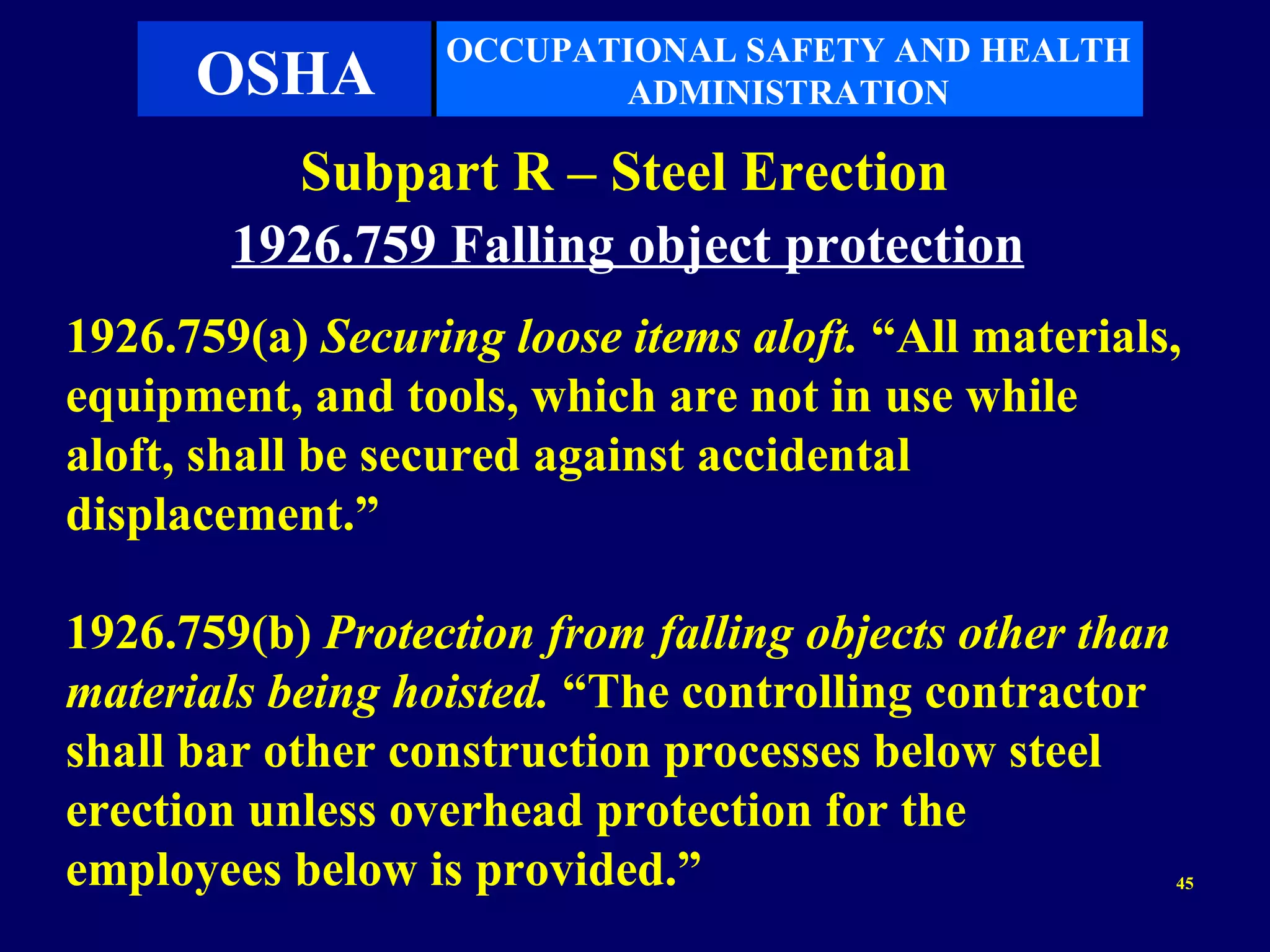 Subpart R - Steel Erection | PPS