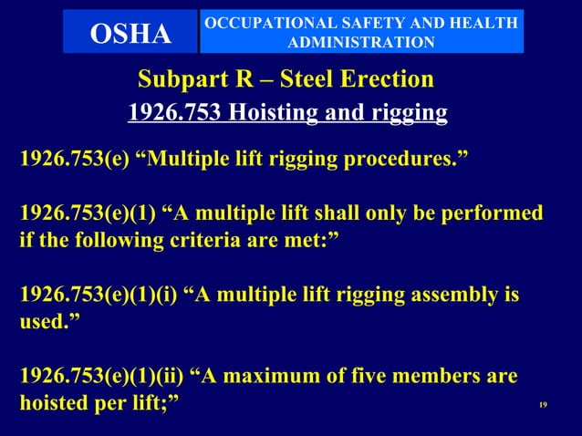 Subpart R - Steel Erection | PPS