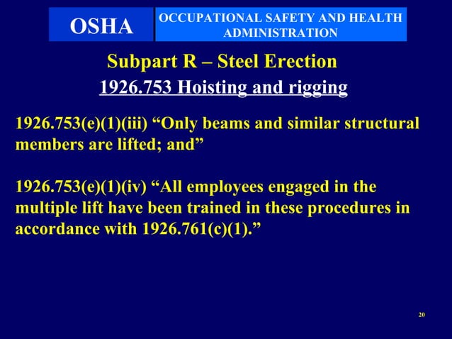 Subpart R - Steel Erection | PPS
