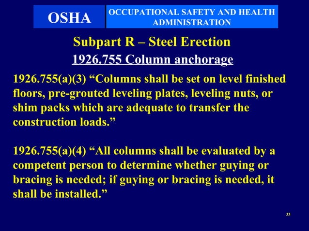 Subpart R - Steel Erection | PPS