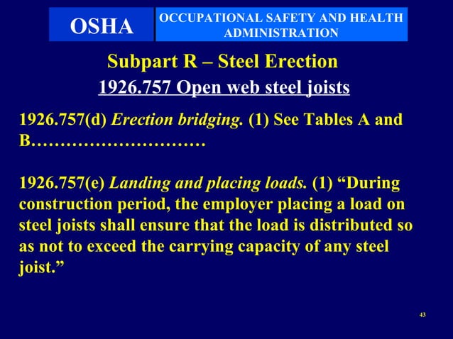 Subpart R - Steel Erection | PPS