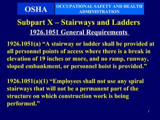 Subpart X - Ladders | PPS