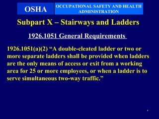 Subpart X - Ladders | PPS