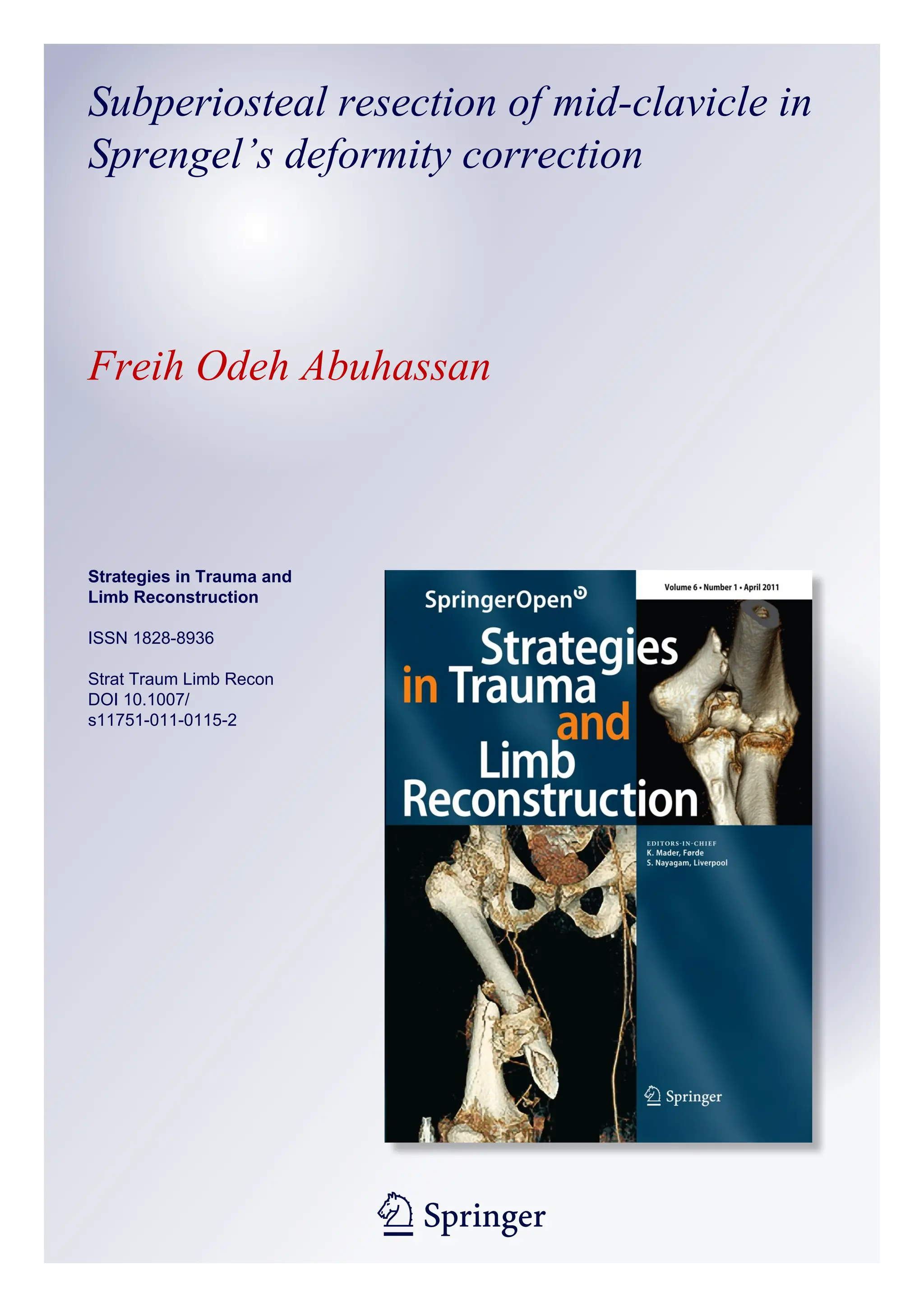 Subperiosteal resection of mid-clavicle in sprengel's.pdf