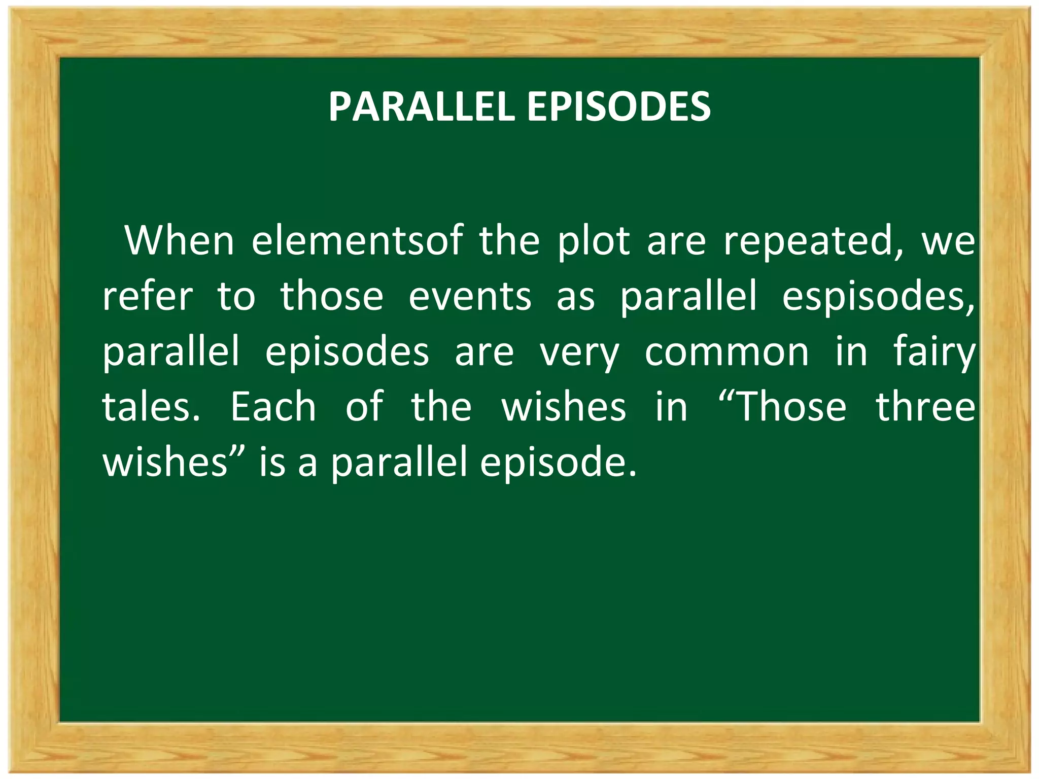 Subplots and episodes | PPT