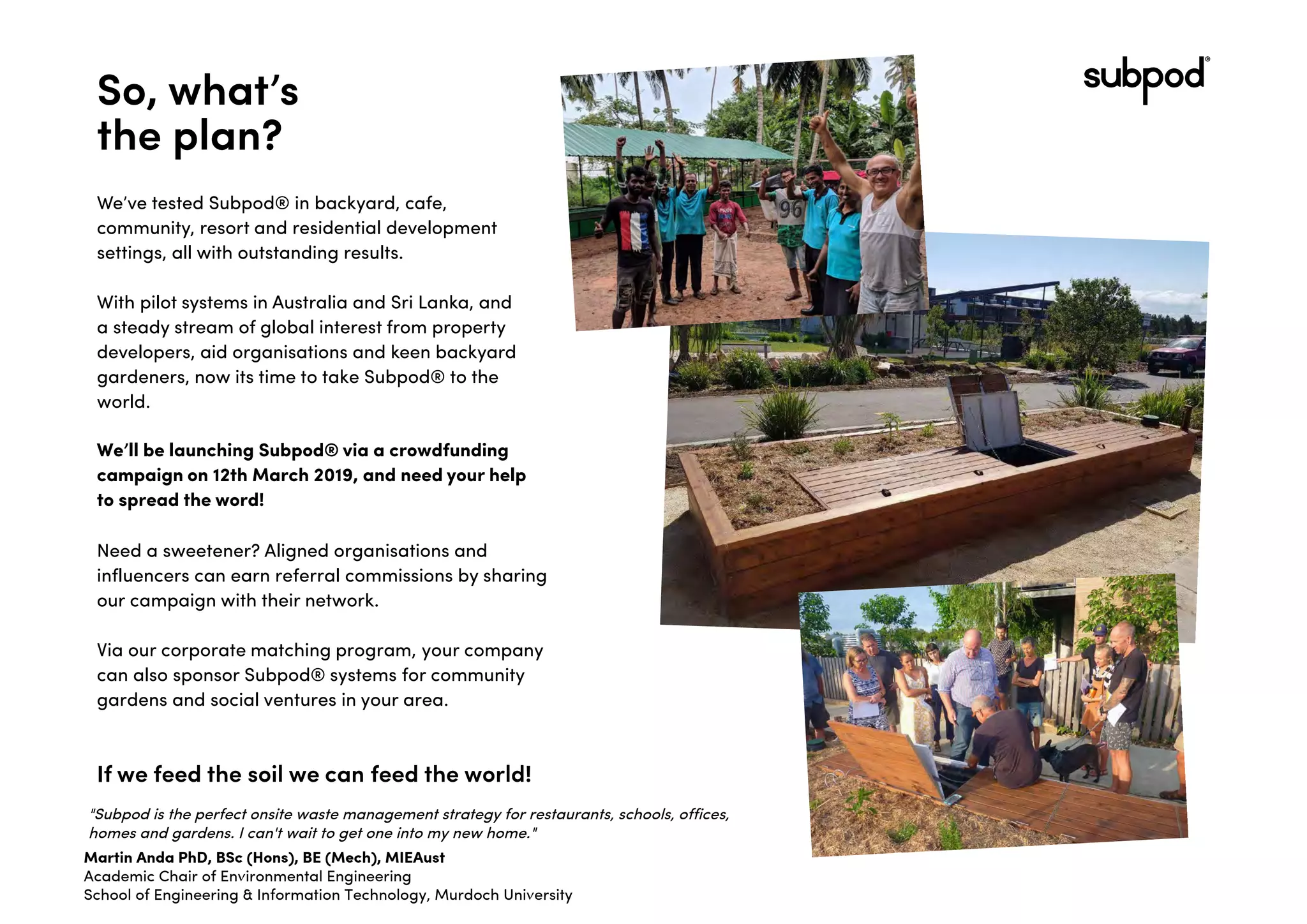 Subpod™ - Composting and the Circular Economy | PDF