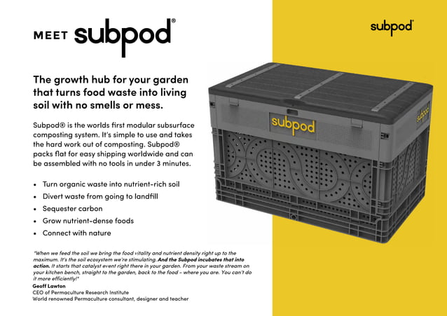 Subpod™ - Composting and the Circular Economy | PDF | Agriculture ...