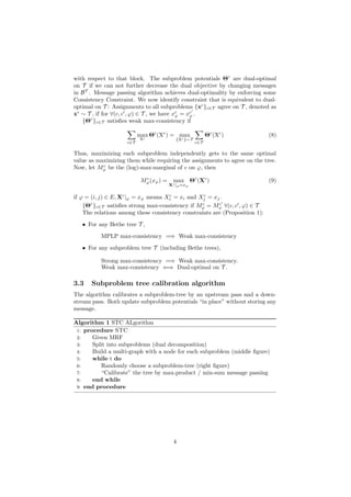 Subproblem-Tree Calibration: A Unified Approach to Max-Product Message Passing- A Review | PDF