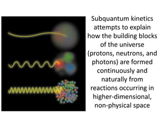 New Energy Part 3: The Science - Subquantum Kinetics | PPTX