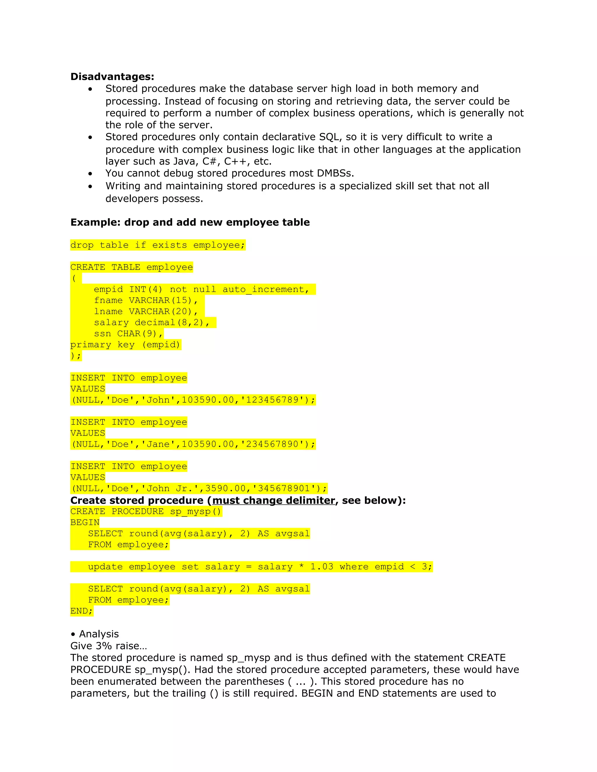 Subqueries views stored procedures_triggers_transactions | PDF