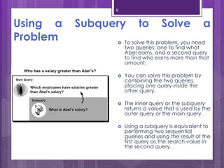 Sub query_SQL | PDF