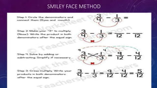 Subraction of unlike fraction | PPTX | Primary Education | Education