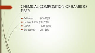 Bamboo fiber | PPTX