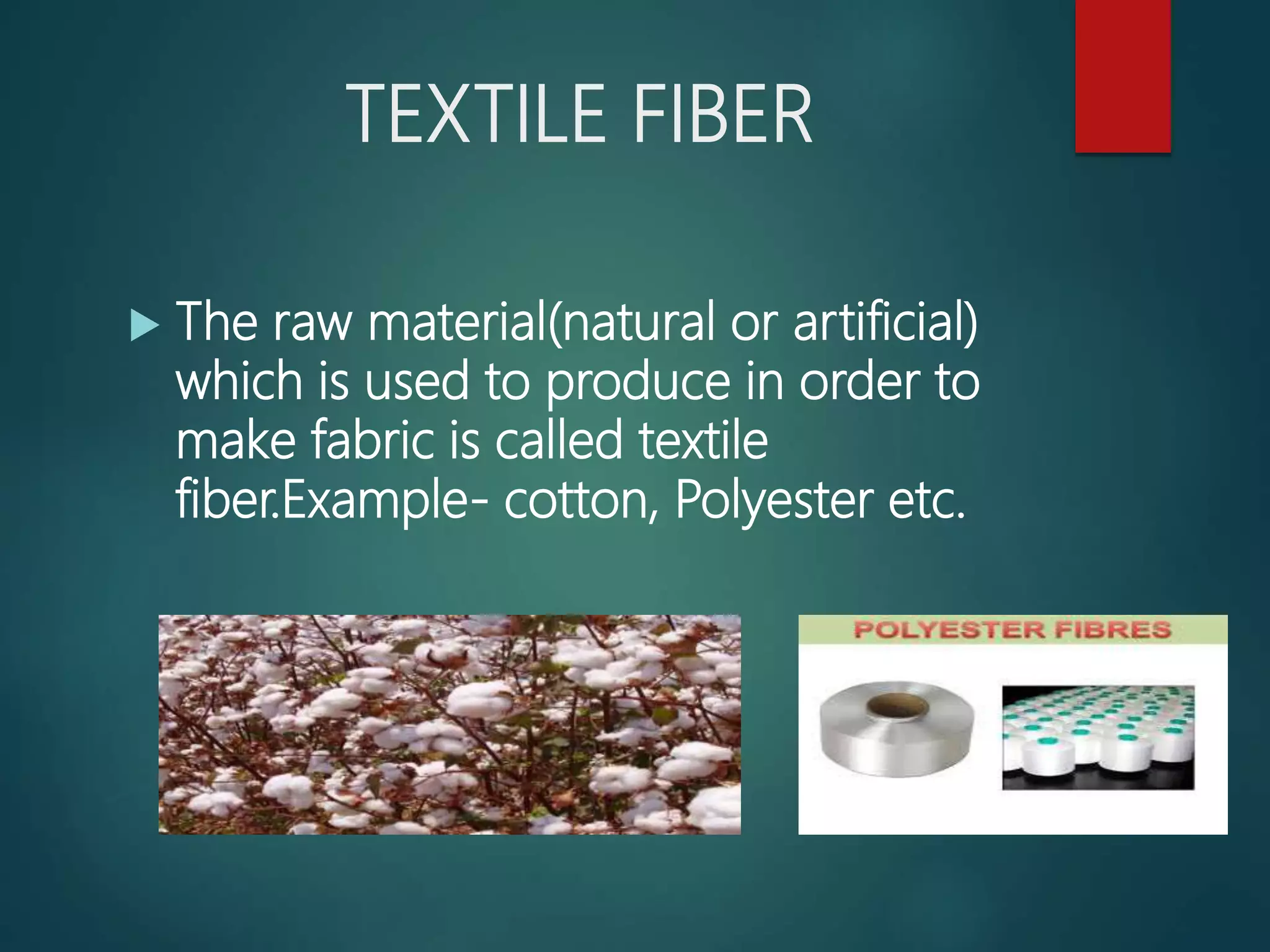 Introduction to Textile | PPTX