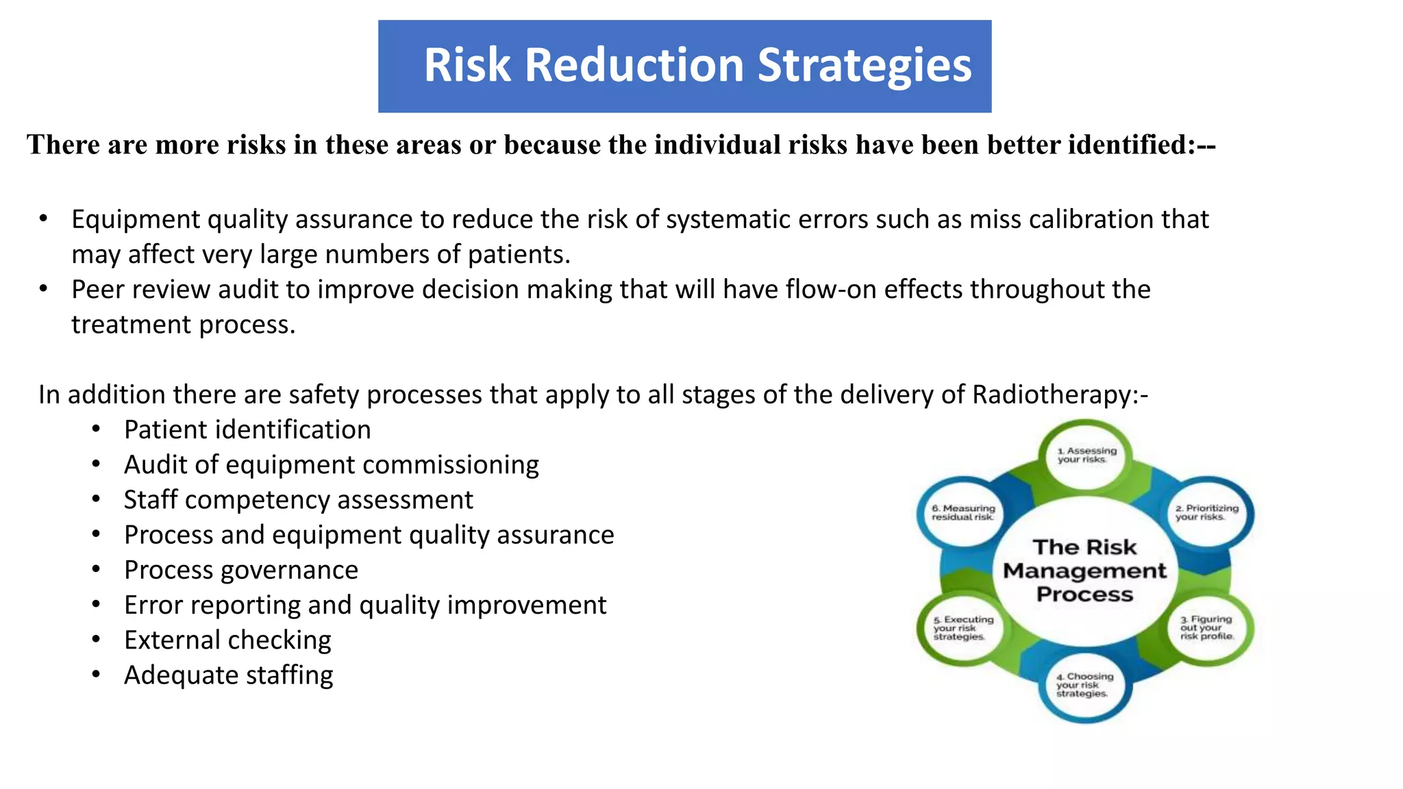 Evolving Role of Radiation Therapists & Concernment of Risk Management ...