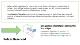 Evolving Role of Radiation Therapists & Concernment of Risk Management ...