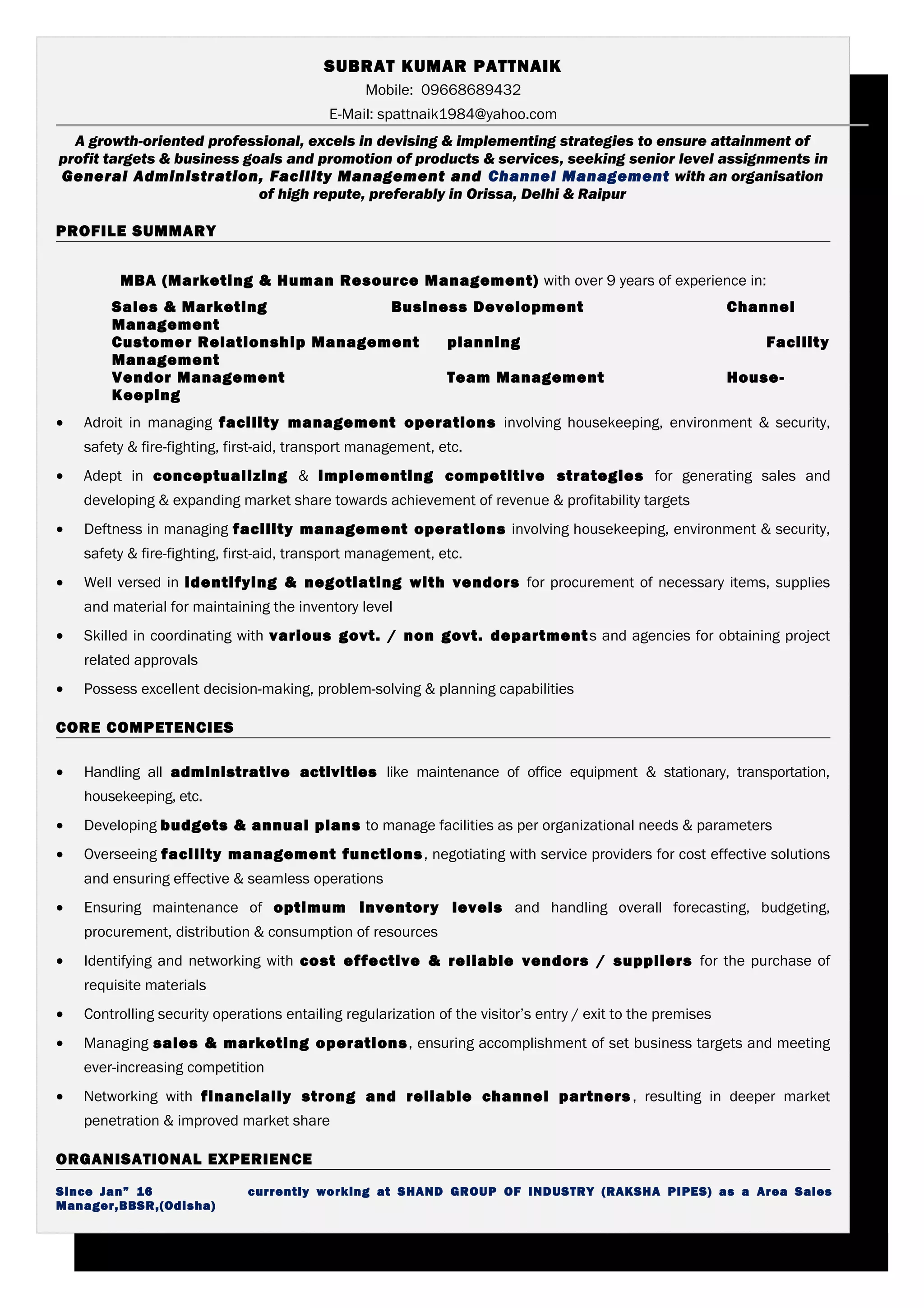 Subrat resume (final 424242) | DOC