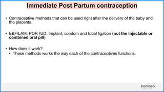 Use of Contraceptives | PPTX