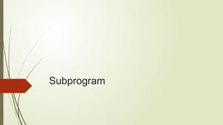 Subroutines igcses computer science powerpoint | PPT