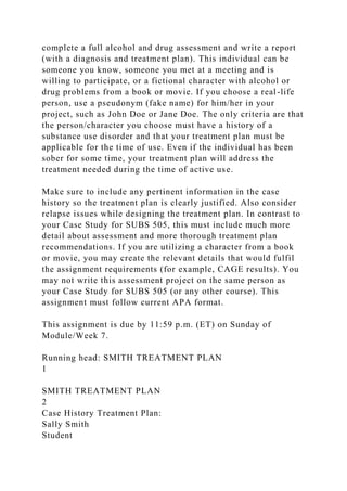 SUBS 607 Final Assessment Grading Rubric 150 points totalCriteri.docx