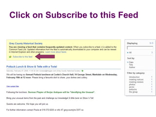 Subscribing to a Blog | PPT