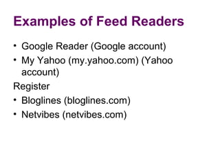 Subscribing to a Blog | PPT