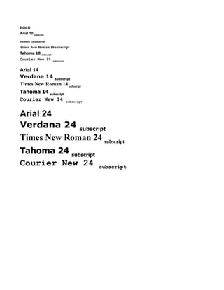 Subscript | XLS | Desktop Publishing | Computer Software and Applications