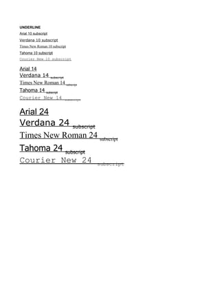 Subscript | XLS | Desktop Publishing | Computer Software and Applications
