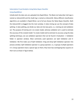 Subscription fraud analytics using classification | PDF