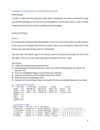 Subscription fraud analytics using classification | PDF