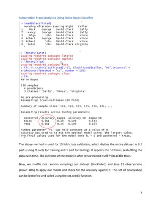 Subscription fraud analytics using classification | PDF