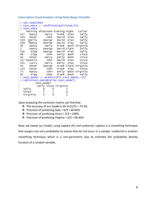 Subscription fraud analytics using classification | PDF