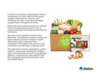 Fresh food subscription online