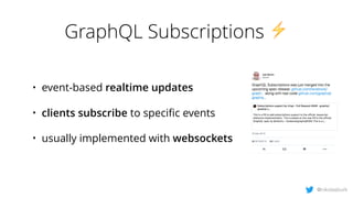 Building a Realtime Chat with React & GraphQL Subscriptions | PPT | Free Download