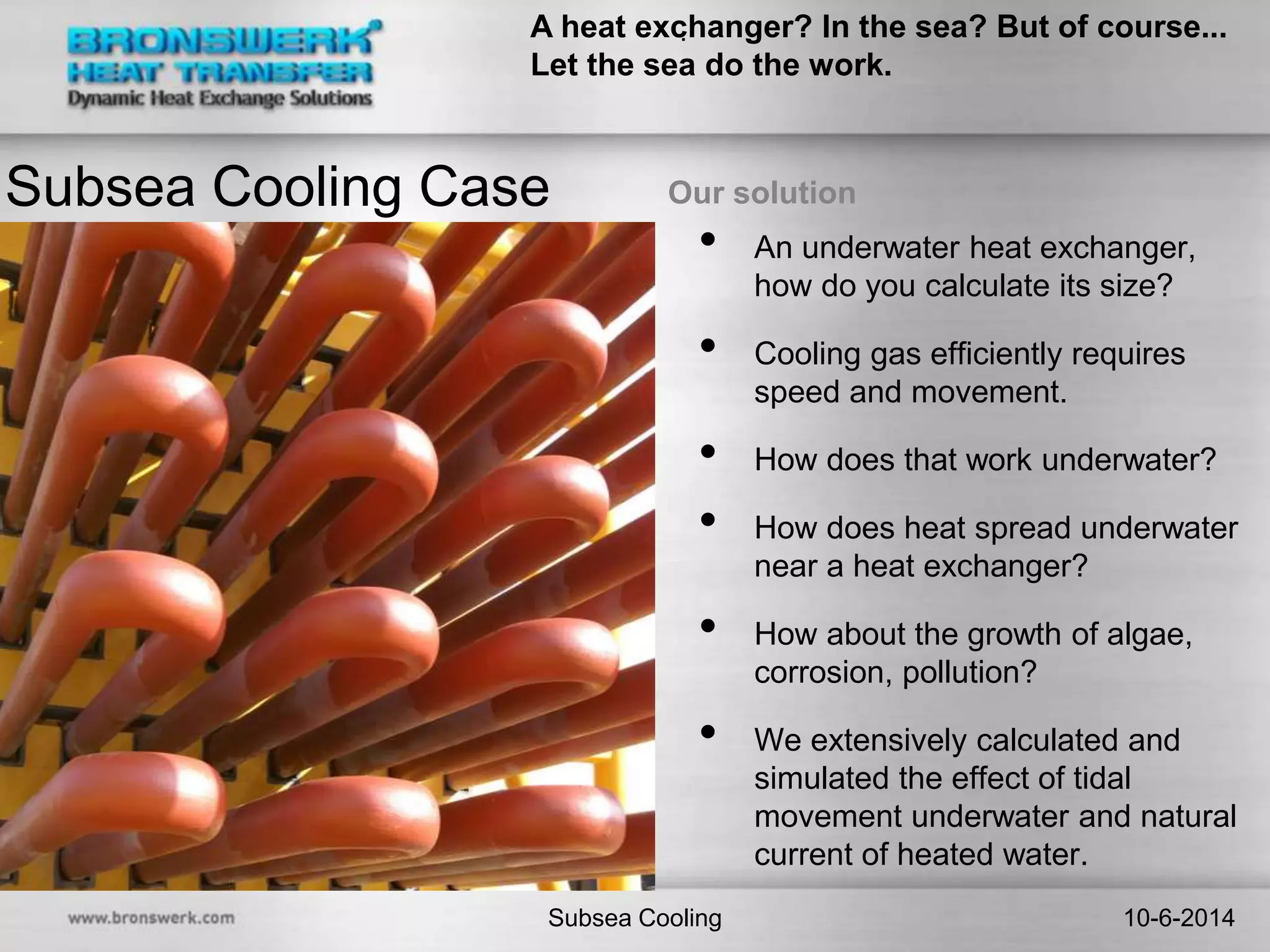Subsea cooling smart engineering on the move. | PDF