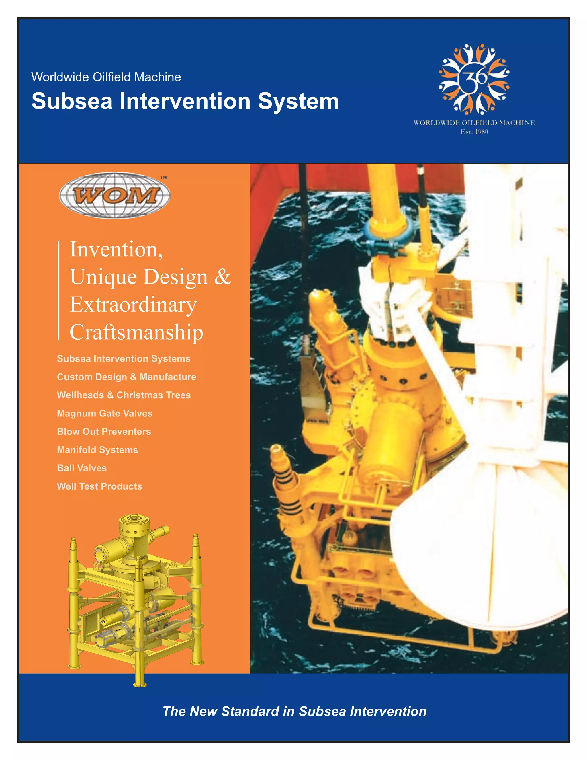 Subsea Intervention System (SIS) - Worldwide Oilfield Machine | PDF