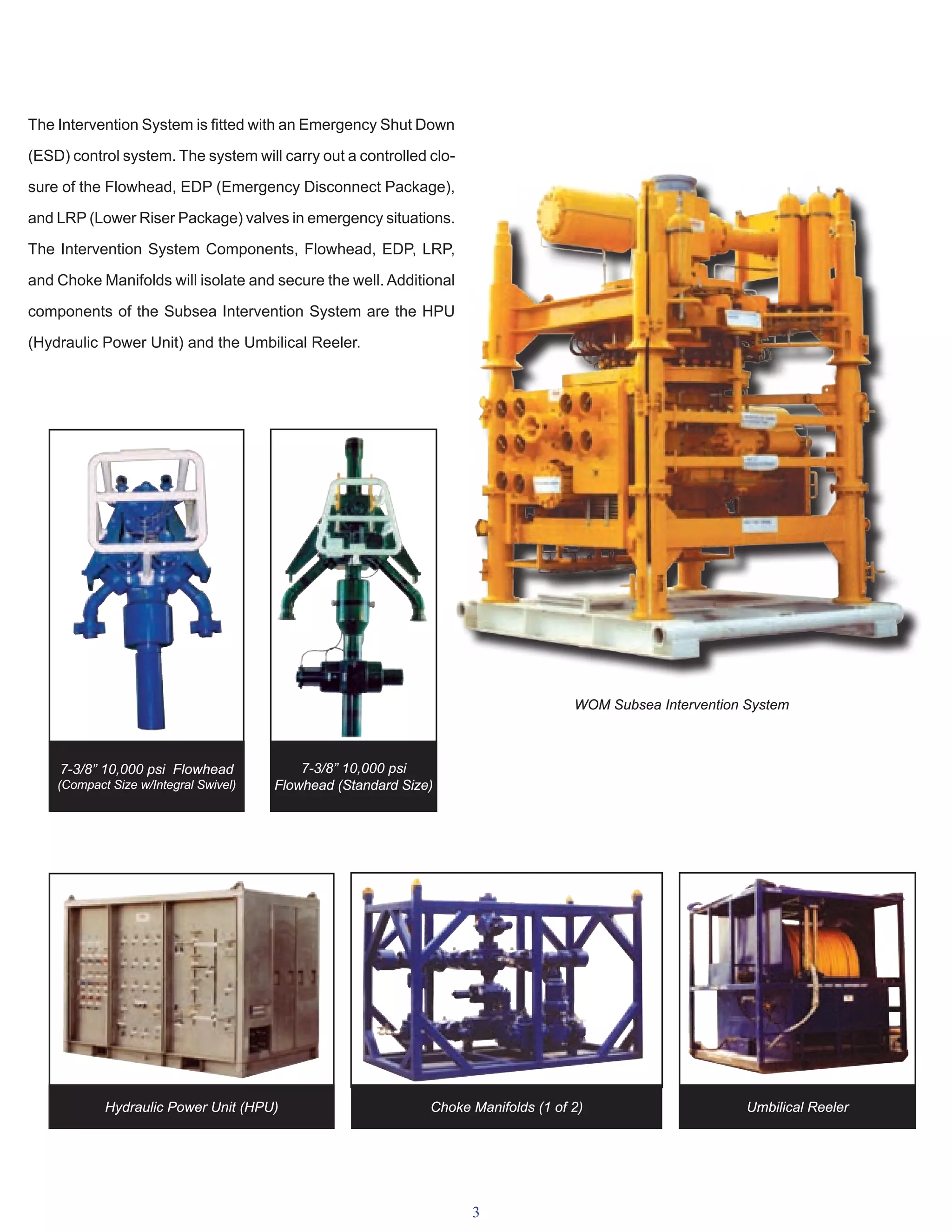 Subsea Intervention System (SIS) - Worldwide Oilfield Machine | PDF